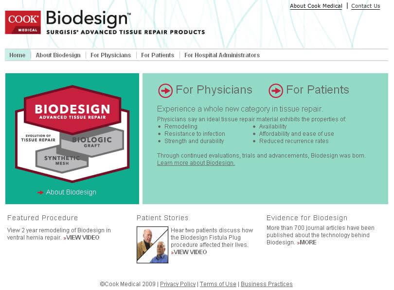 Cook Biodesign Gives The Scoop on Tissue Repair