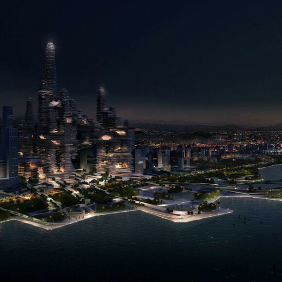 Futuristic Chinese Megastructure Would Include Soaring Towers, Massive ...