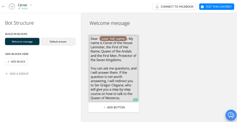 How to Make Your First Chatbot With the Help of Game of Thrones