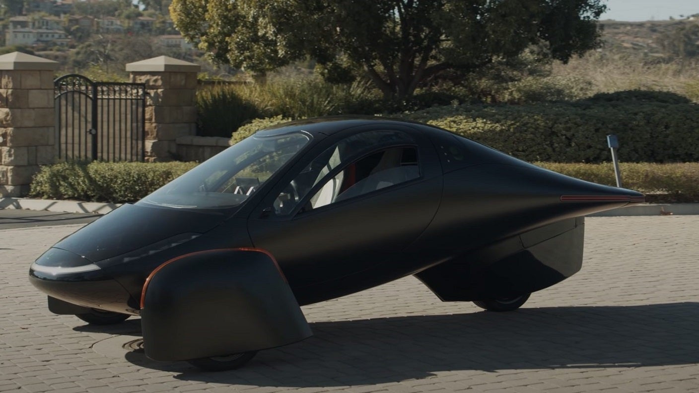 This Wild Electric Car Needs Little Charging, Because It Runs Partly on ...