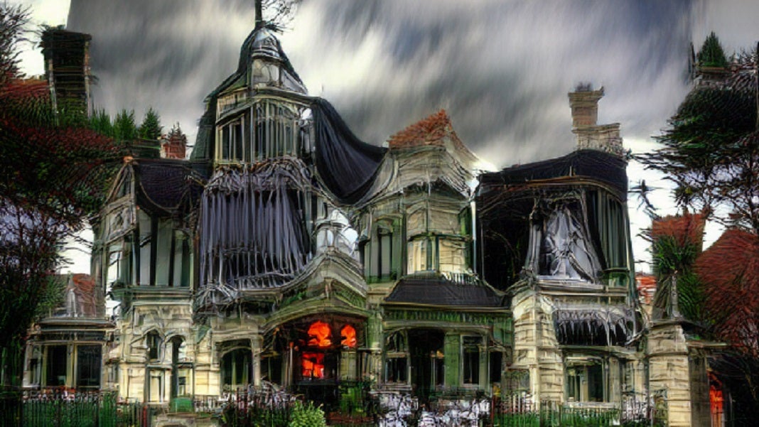 This Spooky, Bizarre Haunted House Was Generated by an AI