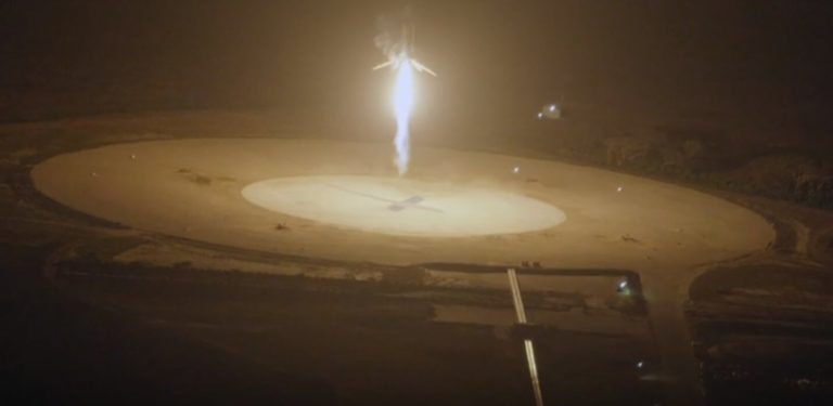 Bullseye! Watch SpaceX Rocket Fall From Space and Land on a Dime
