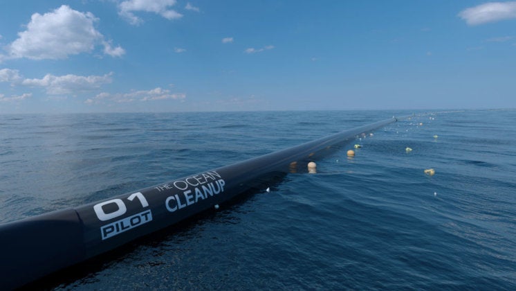 The Massive Project to Clean Up the Ocean With a Two-Kilometer Screen