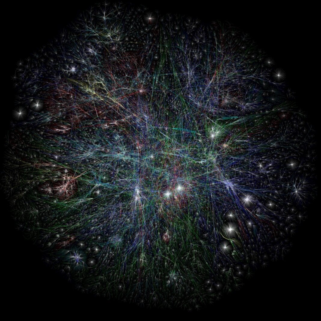 This Wild Video Maps the Entire Internet and Its Evolution Since 1997