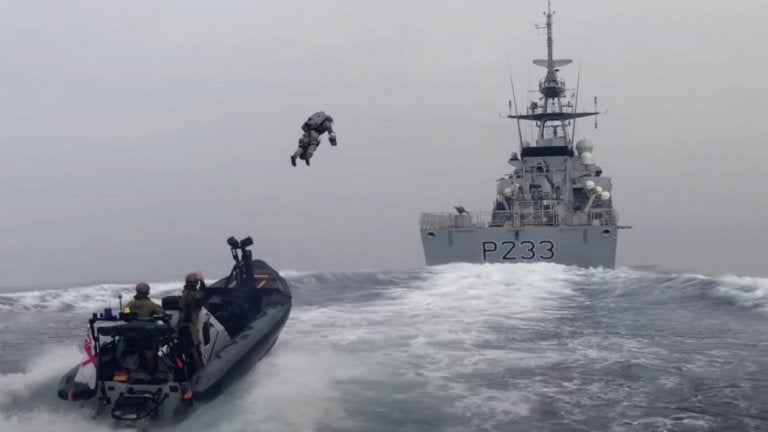 Watch a Jet Suit Pilot Fly Onto a Ship to Trial the Tech for Fighting ...